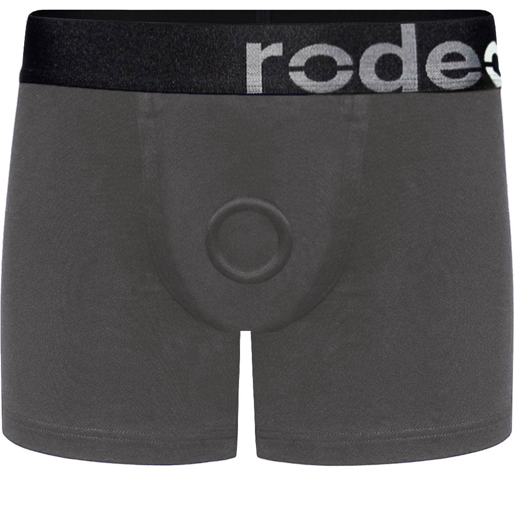 Gray Boxer Harness Strap-On | RodeoH